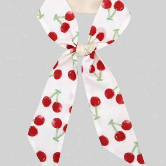 unbranded | Accessories | Cherry Print Twilly | Poshmark